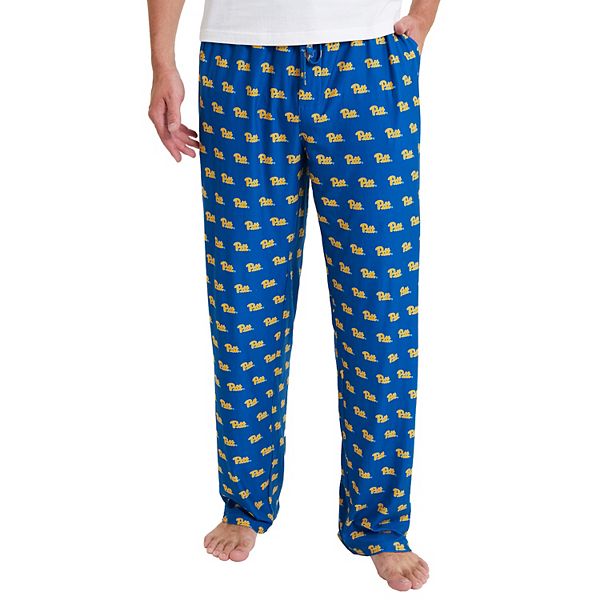 Mens Pittsburgh Panthers Allover Print Knit Pajama Pants