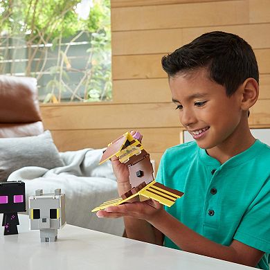 Mattel Minecraft Flippin’ Figs Bee + Flower Pot 2-In-1 Fidget Toy