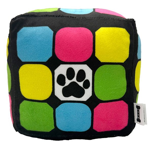 Woof Retro Puzzle Cube Dog Toy