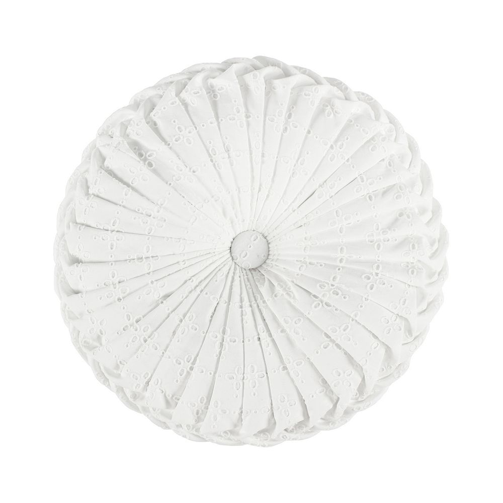 Draper James Eyelet Round Decorative Pillow