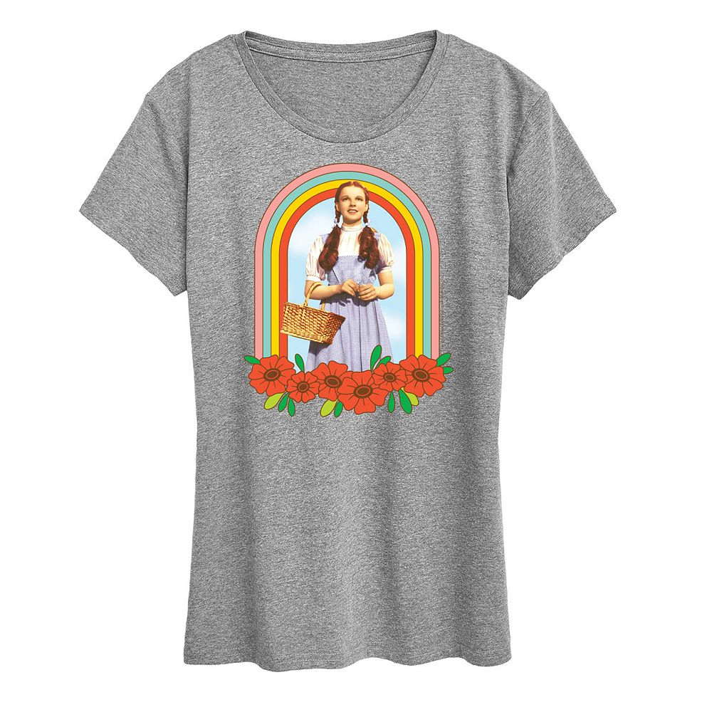 Women's Wizard of Oz Dorothy Rainbow Graphic Tee