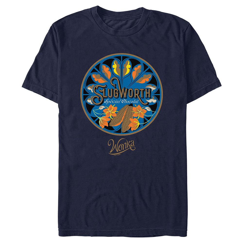 Men's Wonka Slugworth Chocolate Logo Graphic Tee