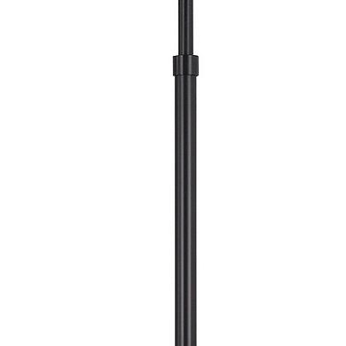 74 Inch Adjustable Floor Lamp, LED Light, Inverted Metal Base, Dark Bronze