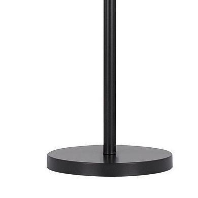 74 Inch Adjustable Floor Lamp, LED Light, Inverted Metal Base, Dark Bronze