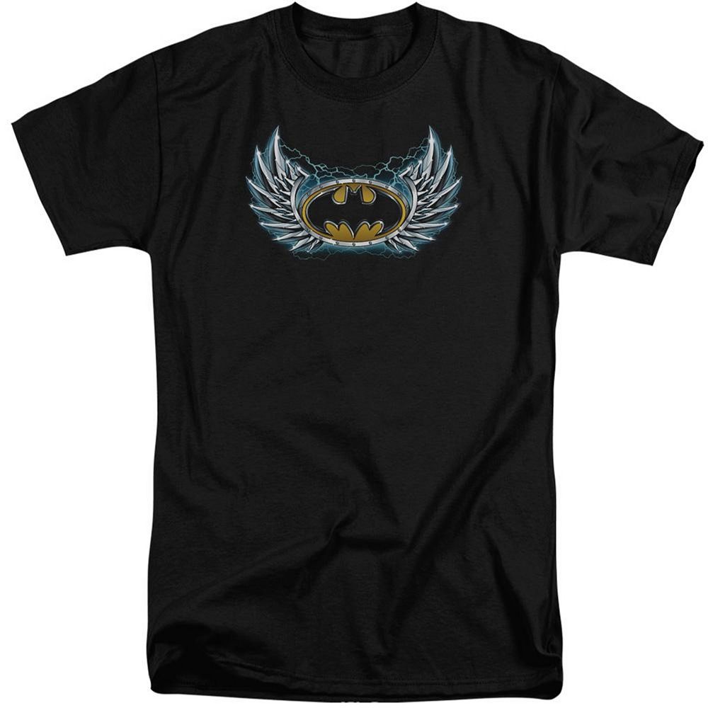 Batman Steel Wings Logo Short Sleeve Adult Tall T-shirt