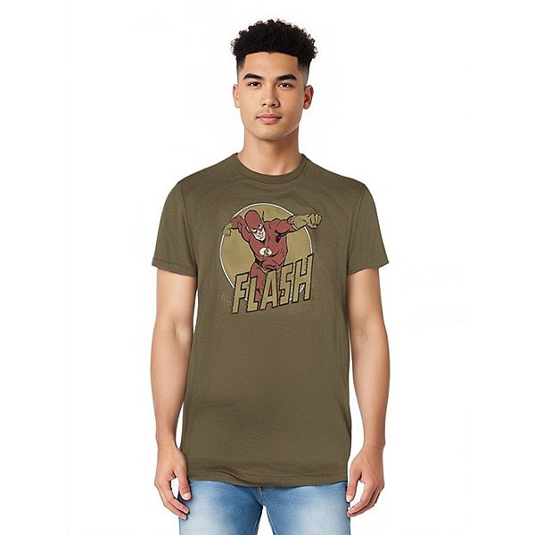 Dc Comics Flash Flashy Short Sleeve Adult T-shirt