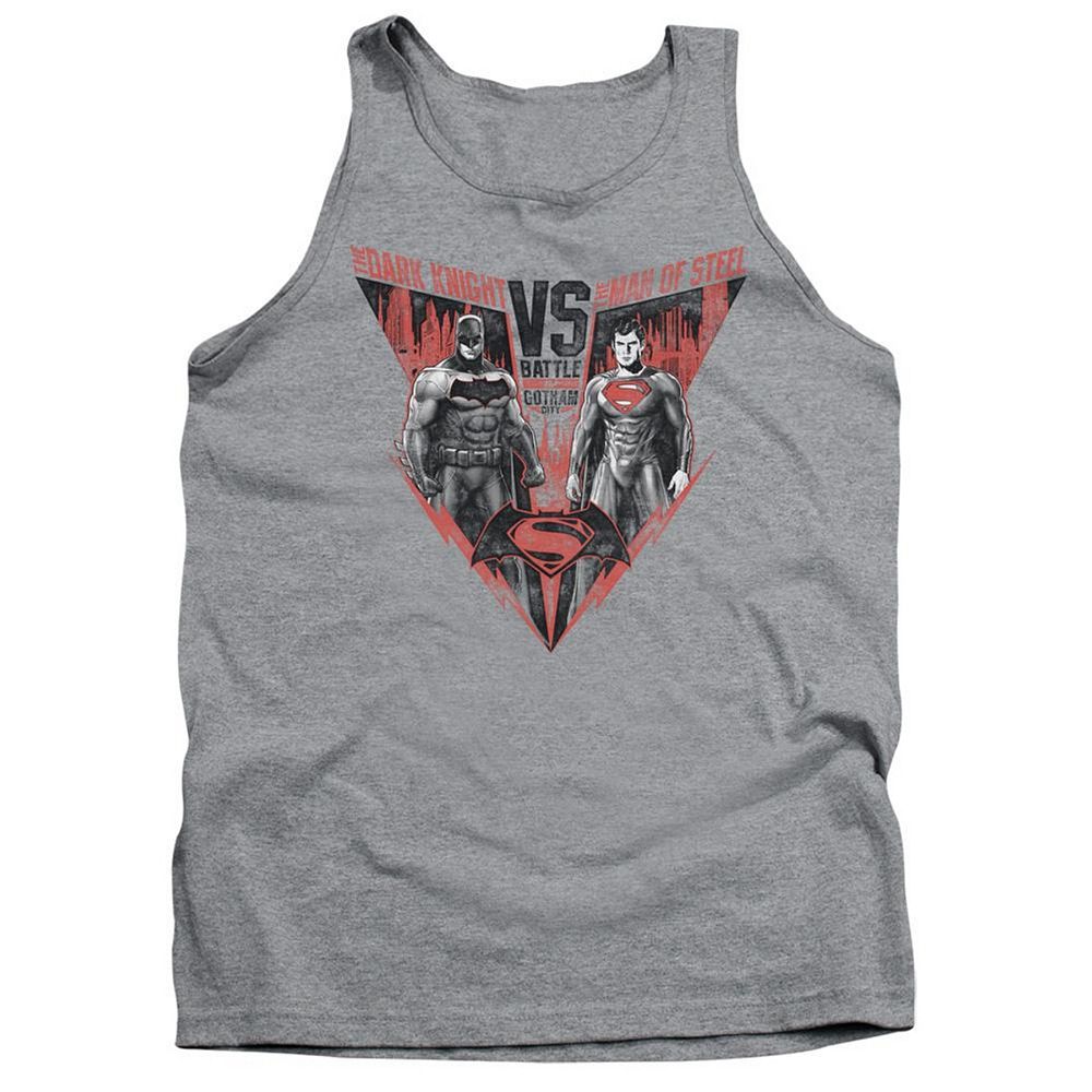 Batman V Superman Batlle For Gotham Adult Tank Top