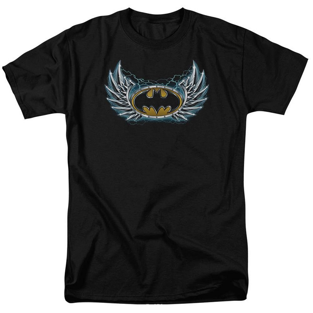 Batman Steel Wings Logo Short Sleeve Adult T-shirt