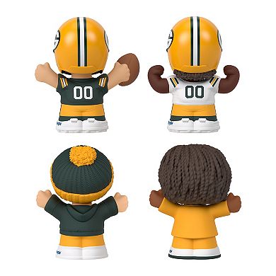 Fisher-Price Little People 4-Pack Green Bay Packers Figures Collector Set