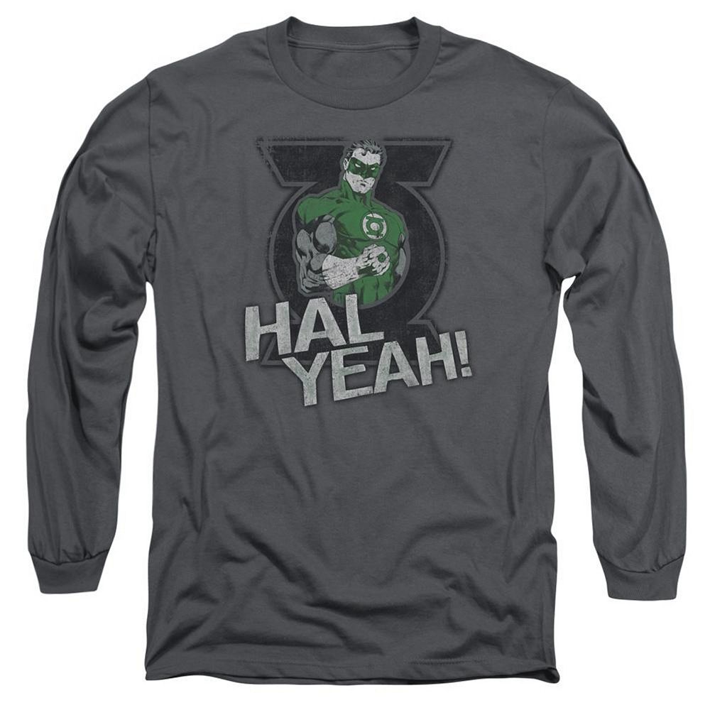 Green Lantern Hal Yeah Long Sleeve Adult T-shirt