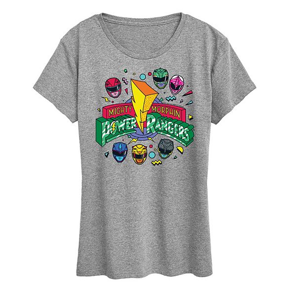 Women's Power Rangers 90s Logo Graphic Tee