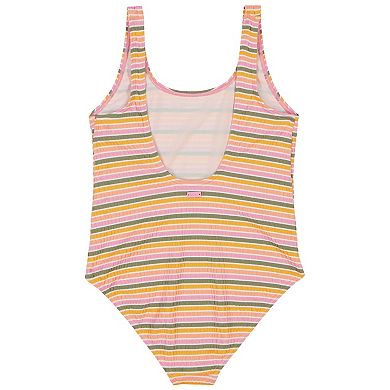 Girls 7-16 Roxy Mirage Stripe 1-Piece Swimsuit