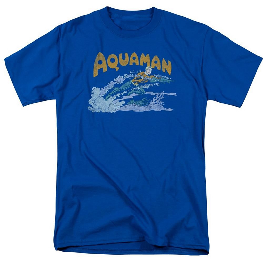 Dc Comics Aquaman Swim Short Sleeve Adult T-shirt