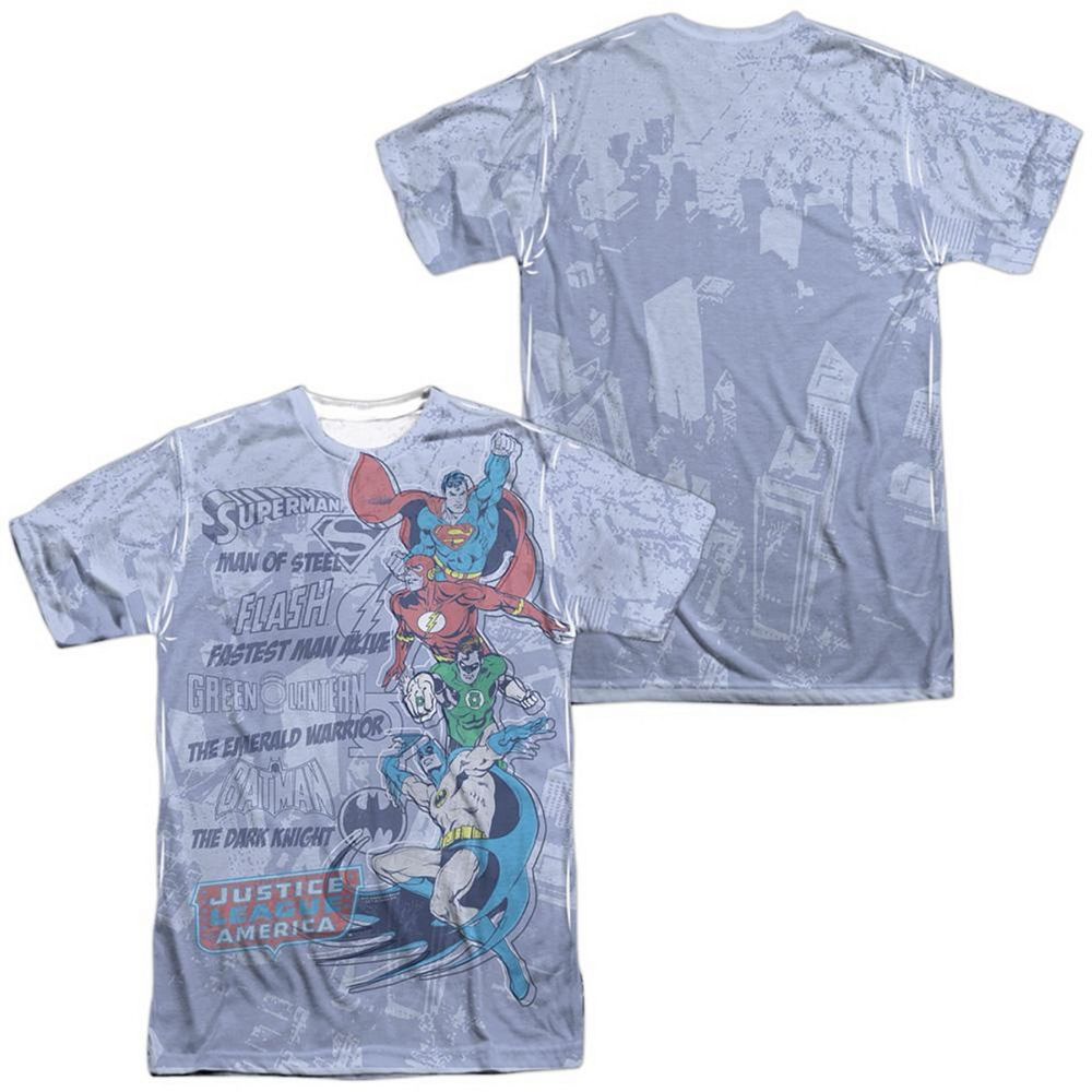 Dc Comics Good Guys Short Sleeve Adult 100% Poly Crew T-shirt