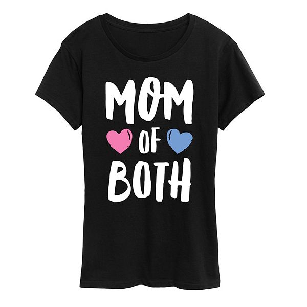 Women's Mom of Both Graphic Tee