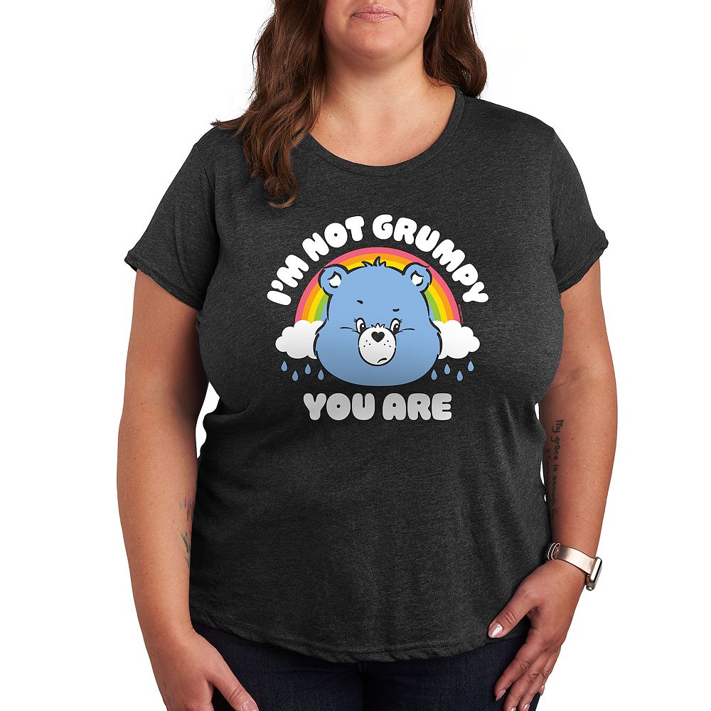 Plus Care Bears I'm Not Grumpy You Are Graphic Tee