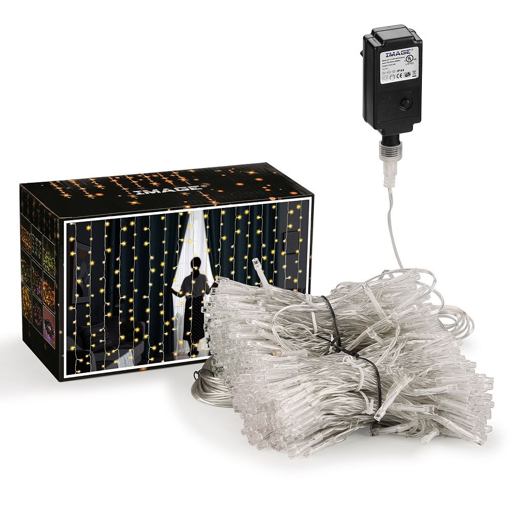 600 LED Curtain Lights with 8 Light Modes