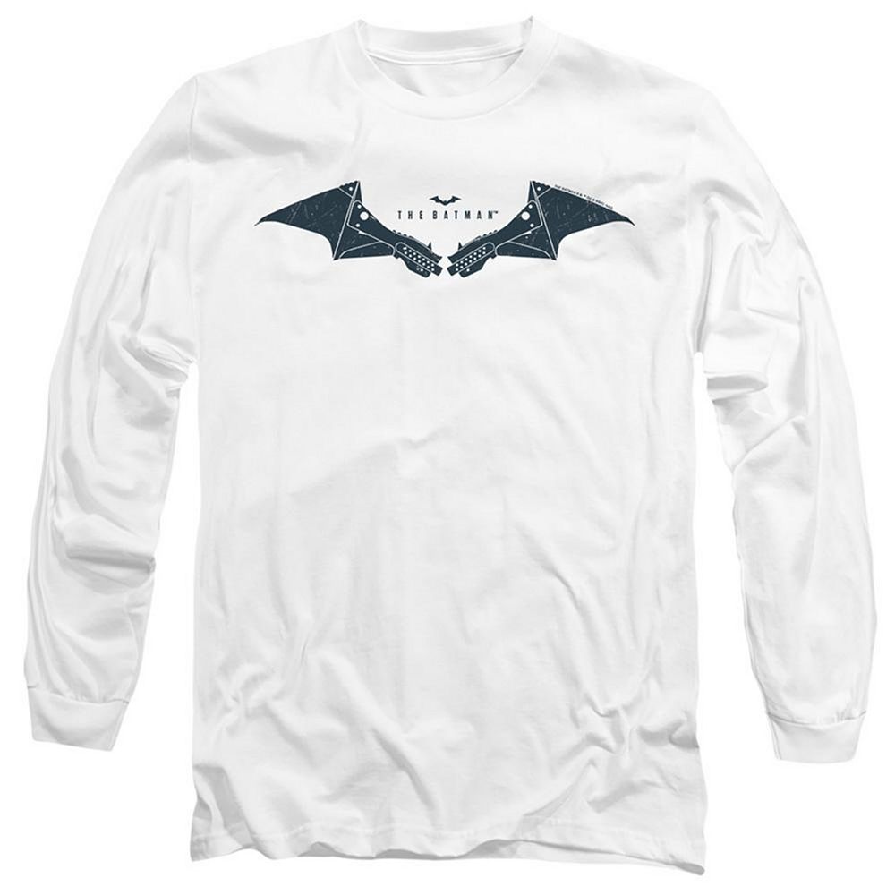 The Batman Mechanical Bat Logo Long Sleeve Adult T-shirt