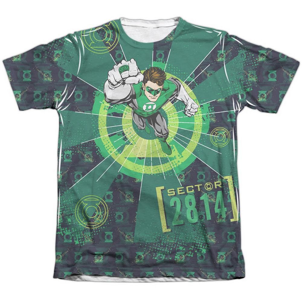 Green Lantern Sector 2814 Sleeve T-shirt