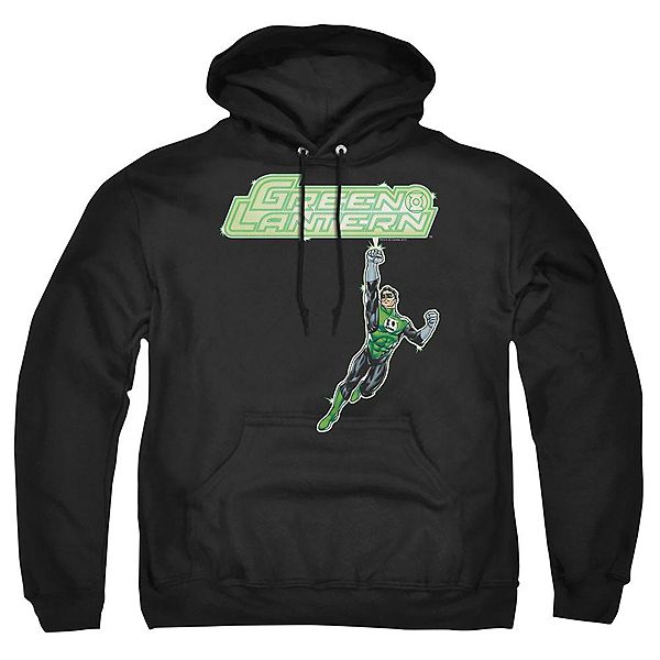 Green Lantern Energy Construct Logo Adult Pull Over Hoodie