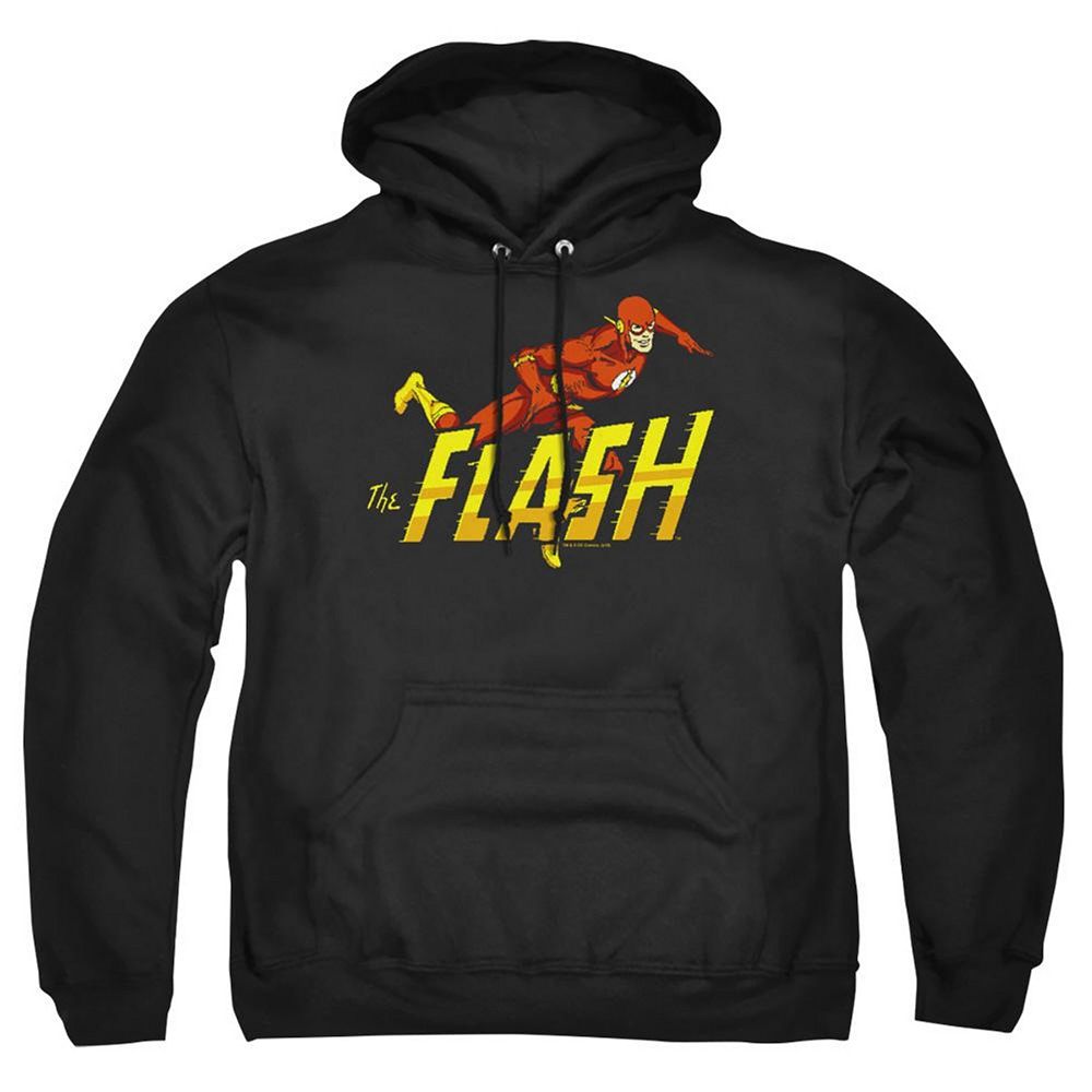 DC Comics Flash 8 Bit Flash Adult Pull Over Hoodie