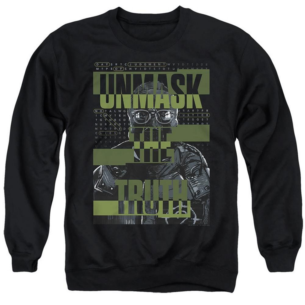 The Batman Unmask The Truth Adult Crewneck Sweatshirt