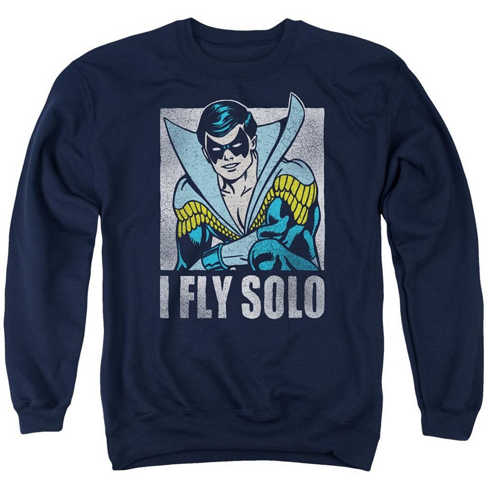 Dc Comics Fly Solo Adult Crewneck Sweatshirt