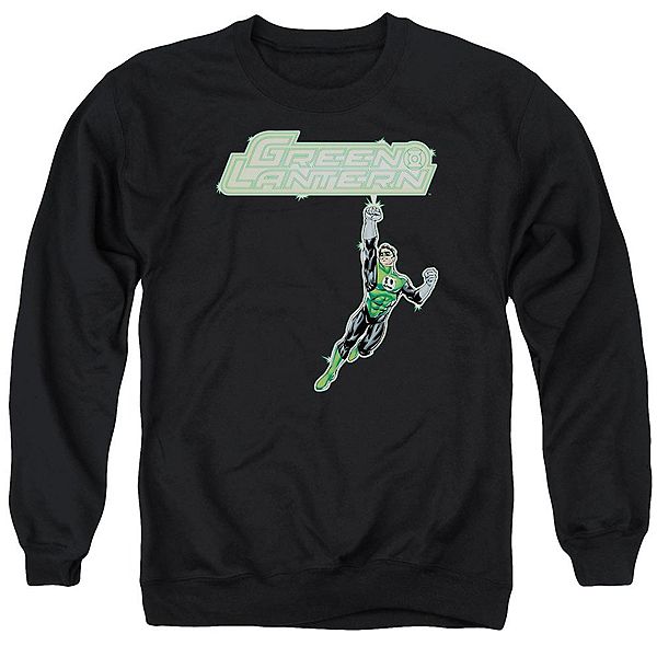 Green Lantern Energy Construct Logo Adult Crewneck Sweatshirt