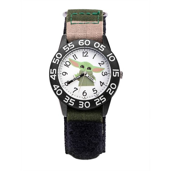 Disney's The Mandalorian Grogu Kids Time Teacher Analog Watch - WSW001374
