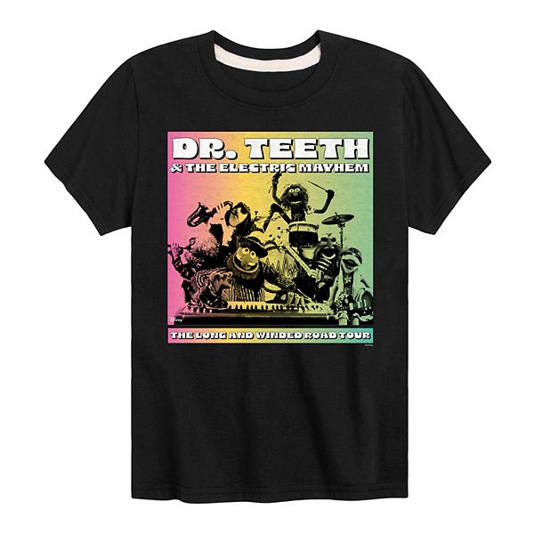 Disney's The Muppets Dr. Teeth Boys 8-20 Road Tour Graphic Tee