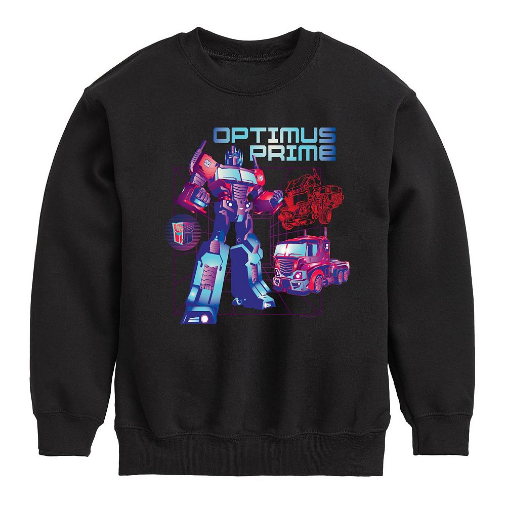 Boys 8-20 Transformers Optimus Prime Crew Fleece Sweatshirt