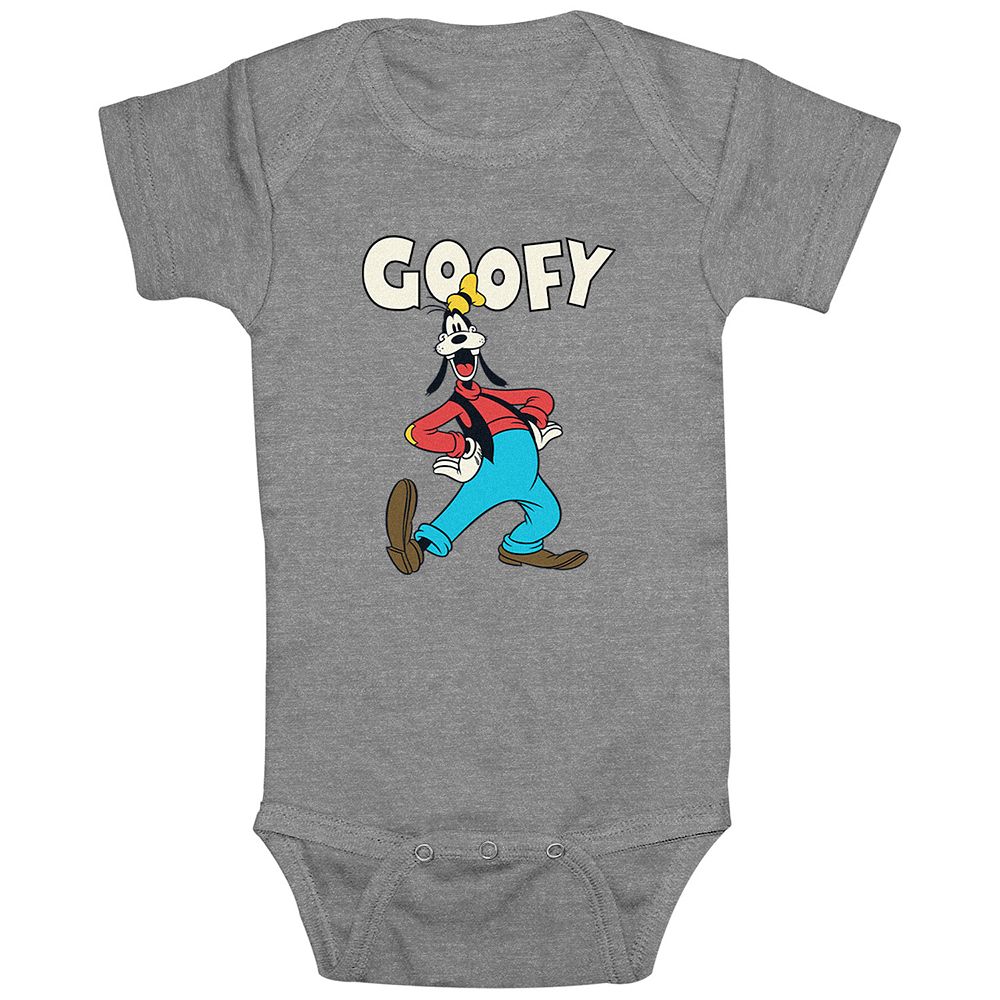 Disney's Goofy Baby Boy Silly Pose Bodysuit