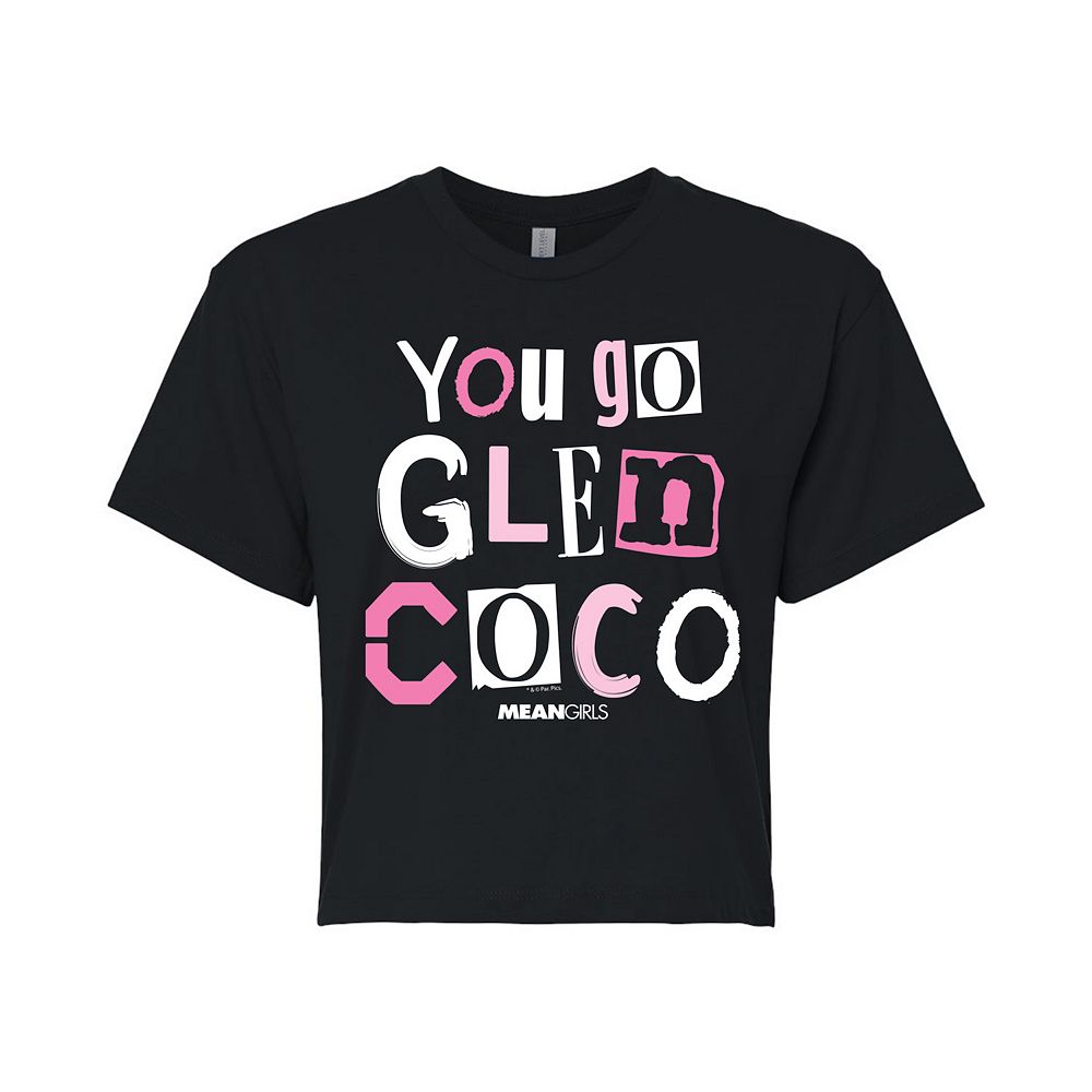 Juniors' Mean Girls You Go Glen Coco Cropped Tee