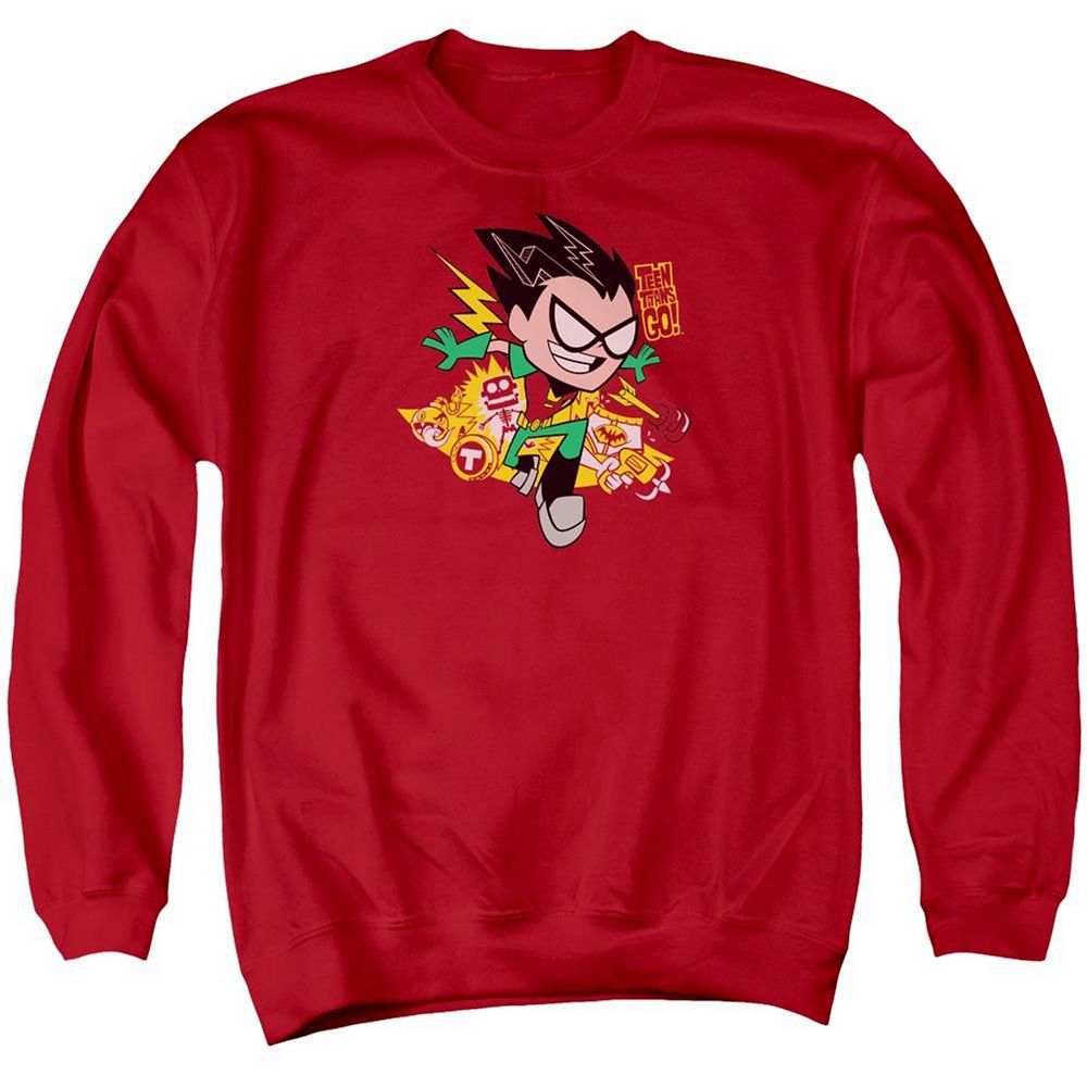 Teen Titans Go Robin Adult Crewneck Sweatshirt
