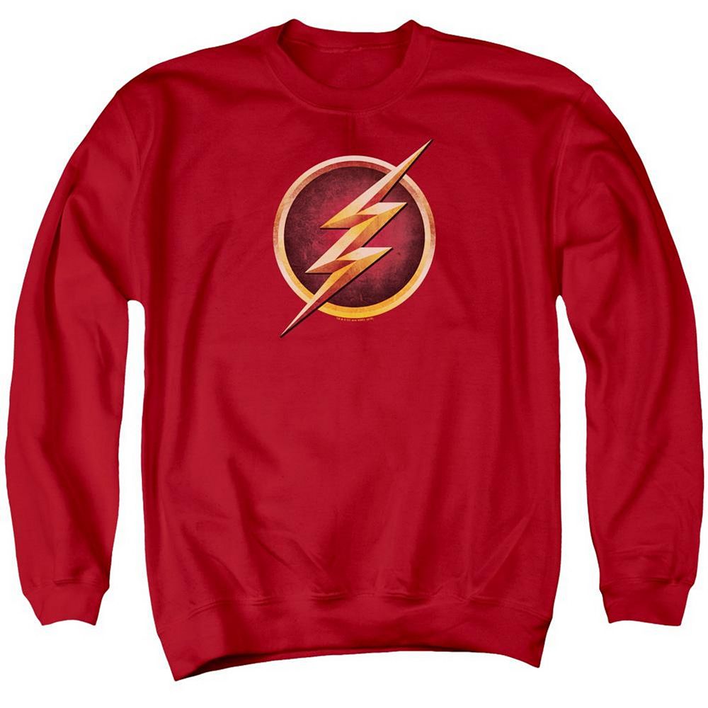 The Flash Chest Logo Adult Crewneck Sweatshirt