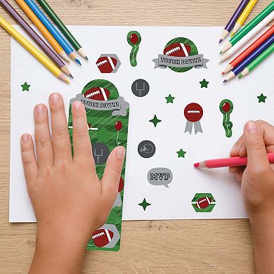 Big Dot Of Happiness End Zone - Football Party Favor - Kids Stickers ...
