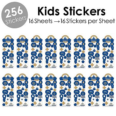 Big Dot Of Happiness Royal Prince Charming Party Favor - Kids Stickers ...