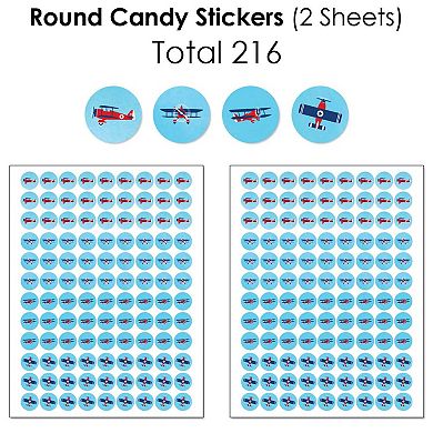 Big Dot Of Happiness Taking Flight - Airplane - Plane Party Candy Favor ...