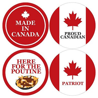 Big Dot Of Happiness Canada Day - Canadian Party Name Tags - Party ...