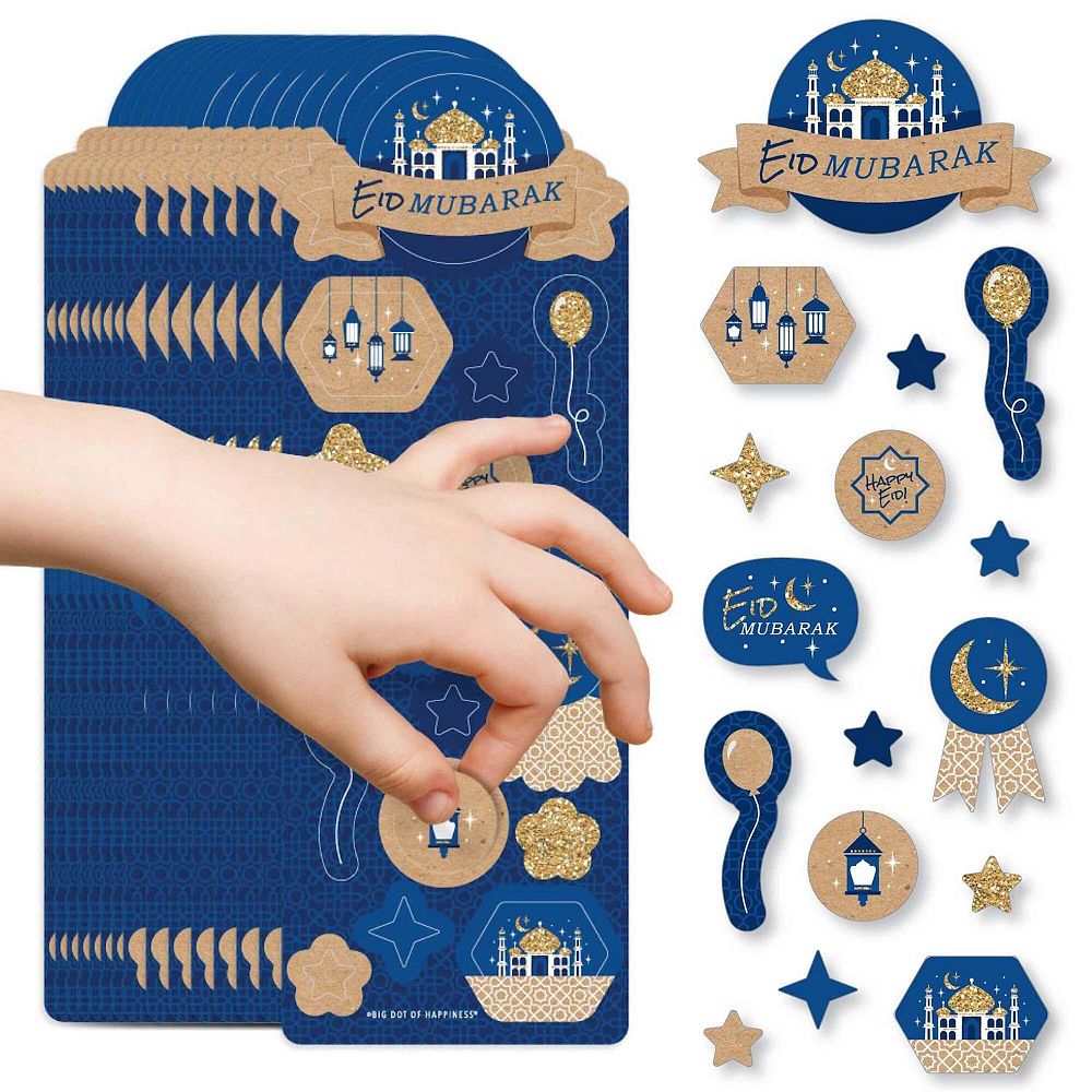 Big Dot Of Happiness Ramadan Eid Mubarak Party Favor Kids Stickers 16 ...