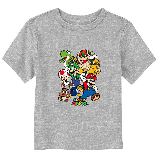 Toddler Boy Nintendo Super Mario Bros Characters Graphic Tee
