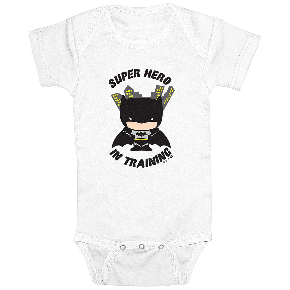 Baby Boy Batman Super Hero In Training Graphic Bodysuit
