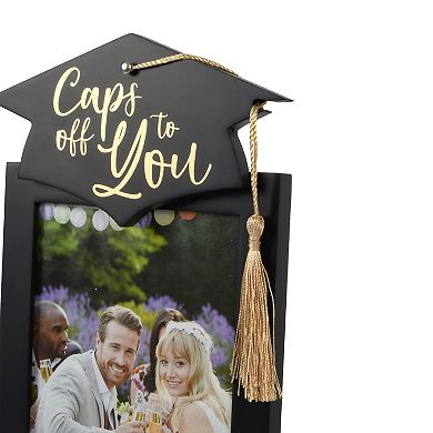 Caps Off Grad Cap 5" x 7" Frame Table Decor