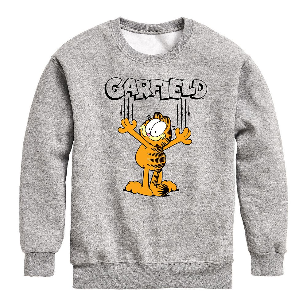 Boys 8-20 Garfield Scratches Fleece Sweatshirt