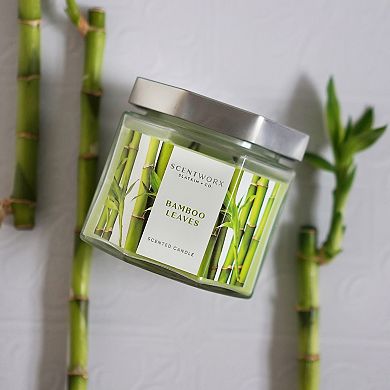 ScentWorx Bamboo Leaves 14.5-oz. Jar Candle