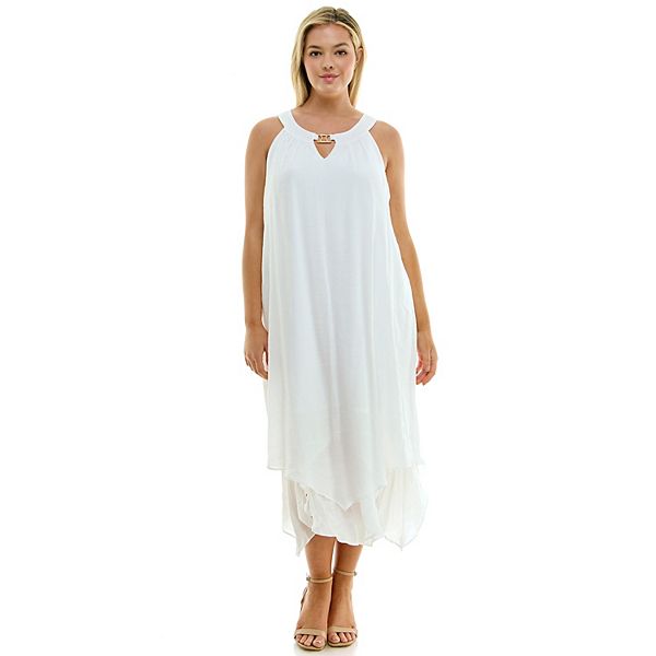 Plus Size Luxology Sleeveless Maxi Dress