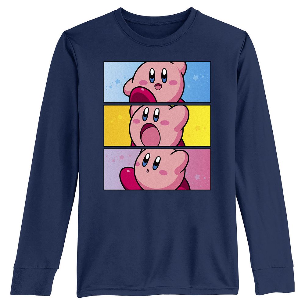 Boys 8-20 Kirby Stack Portraits Long Sleeve Graphic Tee