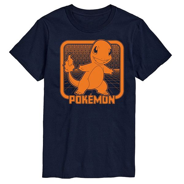 Men's Pokemon Retro Charmander Graphic Tee
