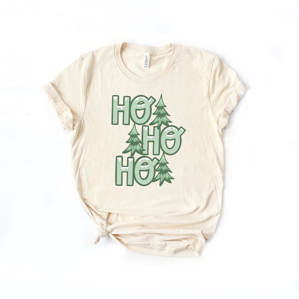 Ho Ho Ho Tree Short Sleeve Graphic Tee