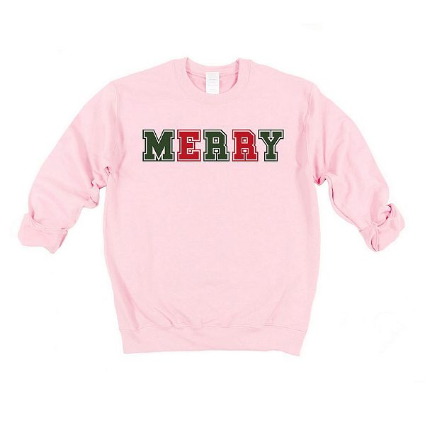 Merry Red And Green Bold Sweatshirt